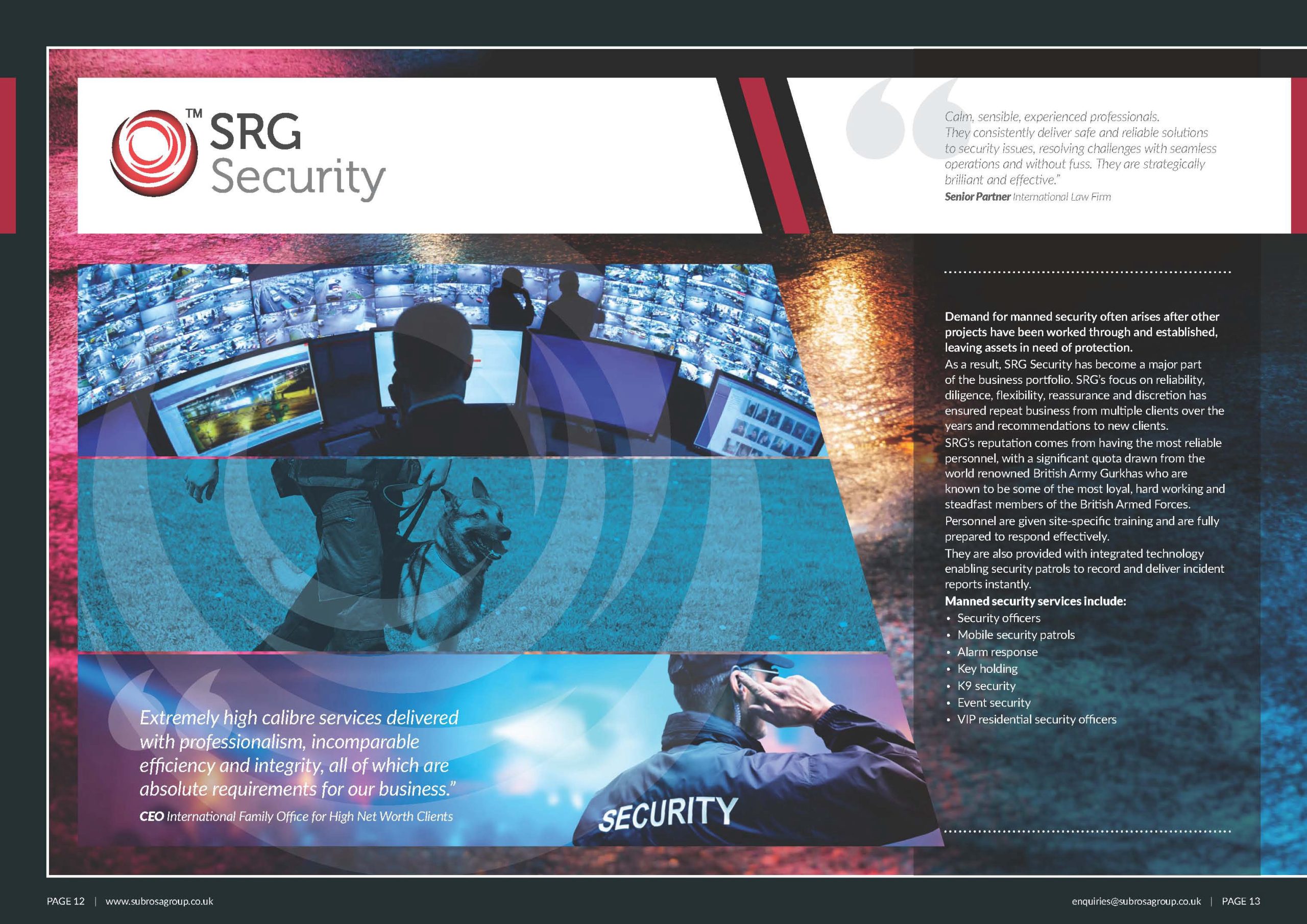 Subrosa Group - Business Intelligence, Risk Management & Specialist Security